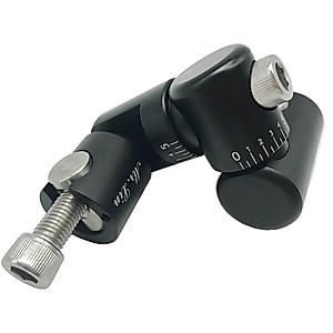 AMEYXGS Bow Rod Stabilizer Single Side V-bar Fully Adjustable V-Bar Mount Quick Disconnect(Black)