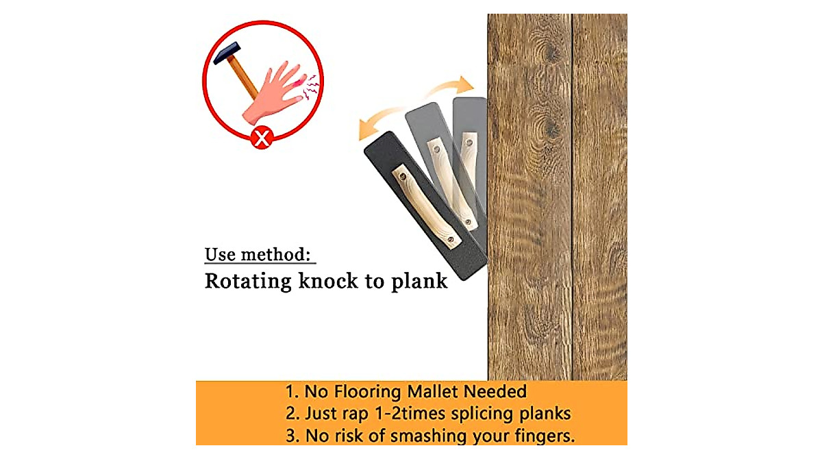 NAACOO Tapping Block for Flooring Installation - Easy, Safe & Professional