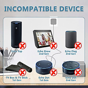 ZTTXL 21W Power Adapter for Echo (1st & 2nd Generation), Echo Show (1st Gen), Echo Plus (1st Gen), Fire TV (2nd Gen), Echo Look, Echo Link, 5Ft AC Adapter Power Cord