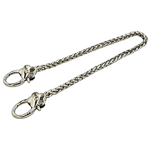 Replacement Metal Lantern Chain For Handbag Or Shoulder Strap Bag Purse Silver 23.62inch