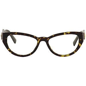 Versace Women's Eyeglasses VE3280B VE/3280/B 108 Havana Optical Frame 51mm (Havana, 51)