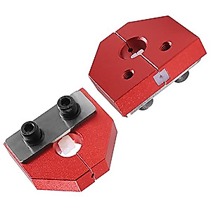Coliao 2pcs Filament Connector, 3D Printer Filament Connector 1.75mm Filament Sensor for All Kind 1.75mm Filament DIY Multicolor Filament 3D Printer Red