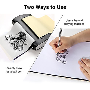 3mm Tattoo Practice Skin With Transfer Paper - Urknall 18PCS Fake Skin and Tattoo Tracing Paper Kit Including 3PCS Best Skin Thick and 15PCS Tattoo Stencil Paper for Tattoo Practice Tattoo Kit