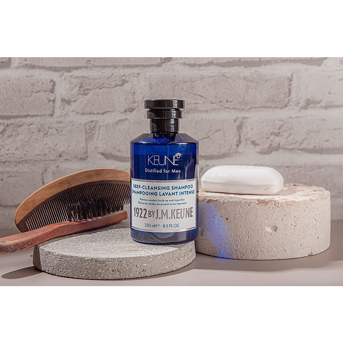 1922 by J.M. Keune Deep Cleansing Shampoo, Clarifying & Strengthening Cleanser for Men, 8.5 Fl Oz