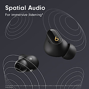 Beats Studio Buds + True Wireless Noise Cancelling Earbuds - Black/Gold (Renewed Premium)