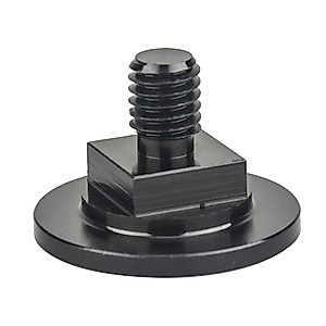 3mirrors Welding Hood (Pipeliner) Helmet Fasteners Headgear Replacement Parts Accessories Screws Flip Hood Aluminum - 1 Pair (Black Anodized Knurled)