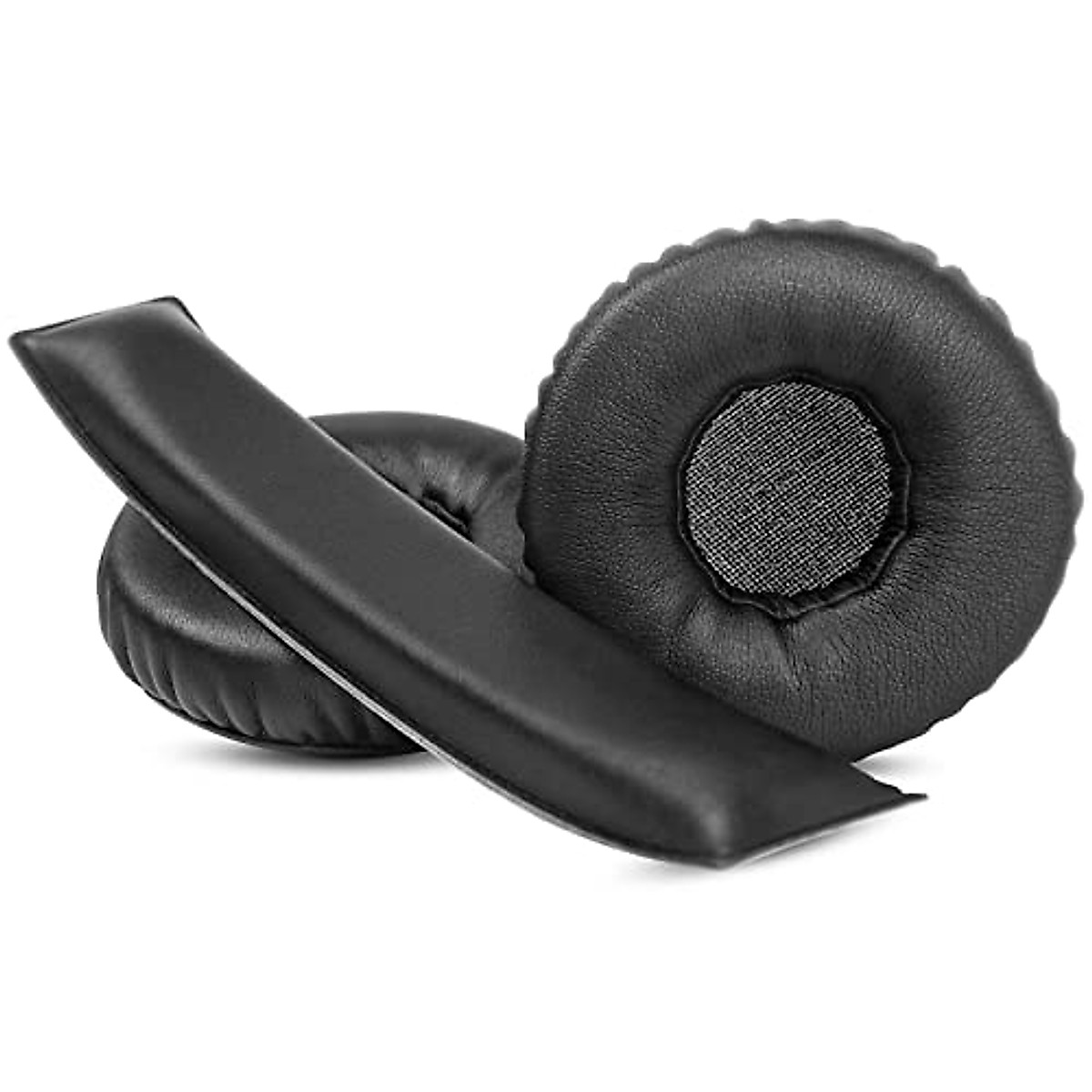 YunYiYi Ear Cushion Replacement Compatible with Sol Republic Tracks HD V8/V10/Republic 1430-00/02/03 Tracks Air Headphones Earpads Cover (Black 1)