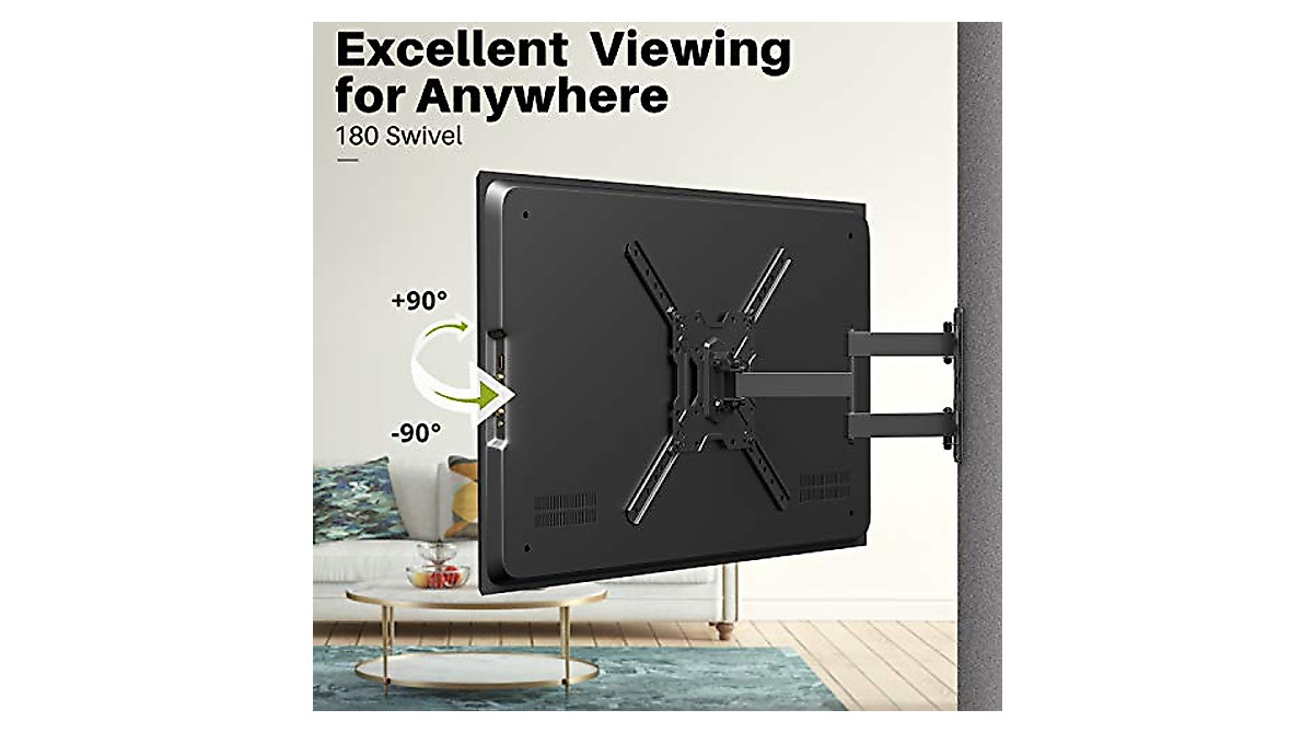 USX Full Motion TV Wall Mount for 26-55 Inch TVs