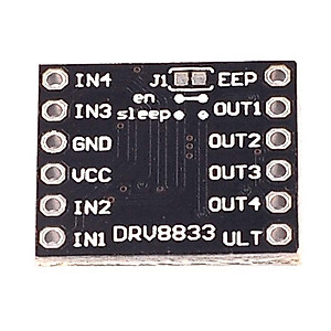 DRV8833 2 Channel DC Motor Driver Module Board 1.5A 3V-10V H-Bridge 4-Wire Step Motor
