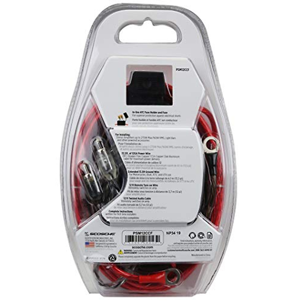 SCOSCHE PSM12CCF Amplifier or Accessory Wiring Kit, Power Sport Amp Kit