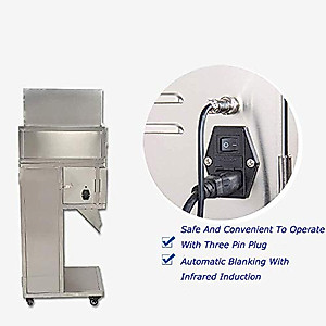 INTBUYING Weight Filling Machine Powder Filling Machine Filler Power/Granule Filling Package Machine 6-25 bags/min for Seeds Peanuts Cashews Soya Powder 110V (10-1500g)