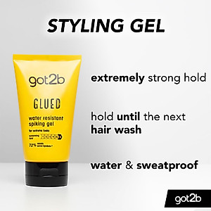 Schwarzkopf Got2b Glued Styling Spiking Glue Water Resistant (150ml) - Pack of 2