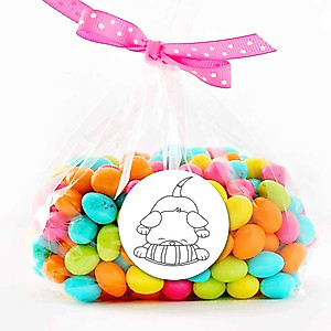 Color Your Own Dog-Gone Cute Puppy Themed Birthday Party Favor Sticker Labels for Kids, 90 1.5" Party Circle Stickers by AmandaCreation, Great for Arts & Crafts, Envelope Seals, Goodie Bags & Treats