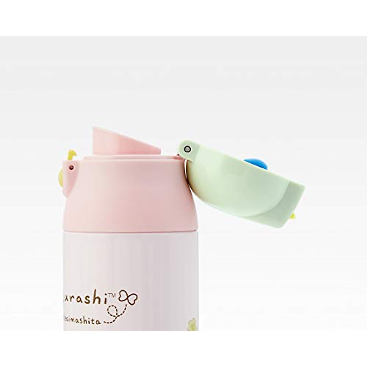 Skater SDPC5 Mug Bottle, 16.2 fl oz (490 ml), Hot and Cold Retention, Stainless Steel Water Bottle, Sumikko Gurashi Cat Soda