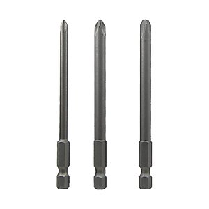 Make it Snappy Tools #1, 2, 3 x 3.5 Inch Phillips Driver Bits (1 Each) #64123