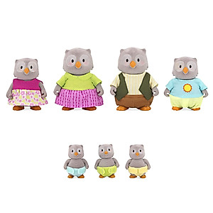 Li’l Woodzeez – Animal Figurines – Owl Toy – Collectible Figurines – Owl Family – 3 Years + – The McHoot Owls