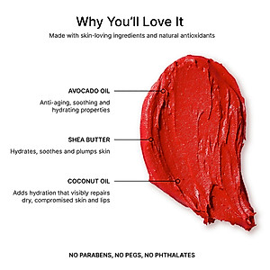 Jillian Dempsey Cheek Tint: Natural Cream Blush, Easy to Blend Makeup with Nourishing, Lasting Color I Scarlet