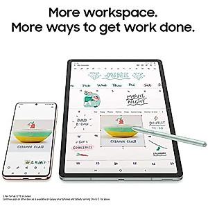 Samsung Galaxy Tab S7 FE 2021 Android Tablet 12.4” Screen WiFi 64GB S Pen Included Long-Lasting Battery Powerful Performance, Black (Renewed)