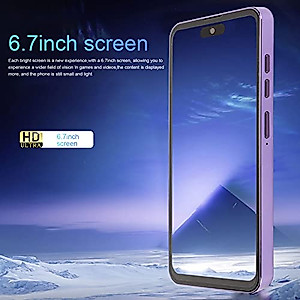Bewinner Unlock Smartphones,I14Pro 6.7 in 4G Phone for Android11 and 2.0GHz,4GB RAM 128GB ROM Unlocked Cell Phone,8MP Front 16MP Rear Camera Mobile Phone,Cellphone with 4000mAh