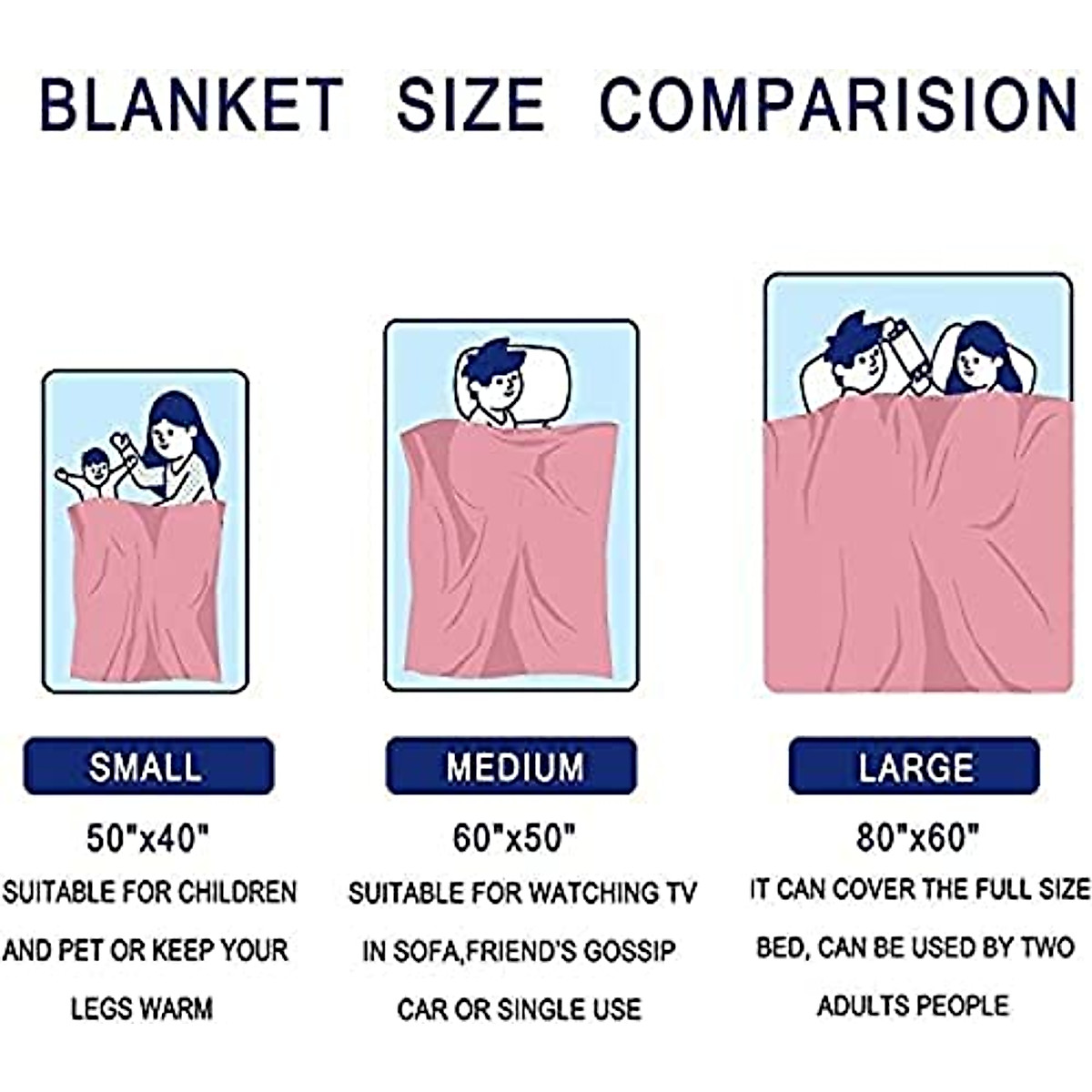 Throw Blankets Soft Flannel Blanket Warm Anti-Pilling Bedding Travel Blankets Sofa Bed Air Conditioning Blanket Gifts 50"x40"