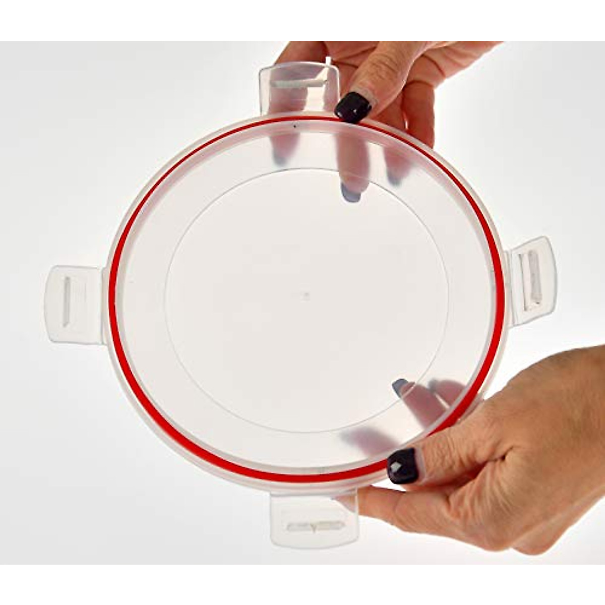 Home-X Plastic Food Storage Containers for Lunch, Reusable Bowls for Meal Prep, 6 Pieces