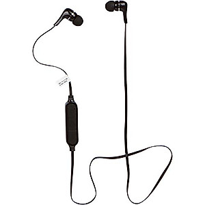 Toshiba Wireless Earbuds | Wireless Bluetooth Headphones w/Microphone | 32FT Working Range for Wireless Headphones | Wireless Earphones w/ 4 Hour Music/Talk Time| Micro USB Charging | RZE-BT312E(K)