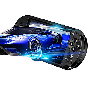 Portable X9 Retro Video Game Console 5.1 Inch Screen 8GB Handheld Gaming Player (Black)