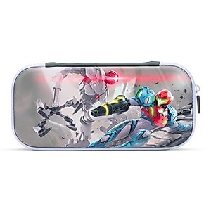 PowerA Slim Case for Nintendo Switch - OLED Model, Nintendo Switch or Nintendo Switch Lite - Metroid Dread