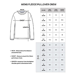 3 Pack: Men's Big and Tall Heavy weight King Size Fleece Long Sleeve Crew Neck Pullover Sweatshirt Sweater Soft Plush Active Breathable Athletic Workout Casual Warm Fashion Winter Work Set 4, 4X Tall