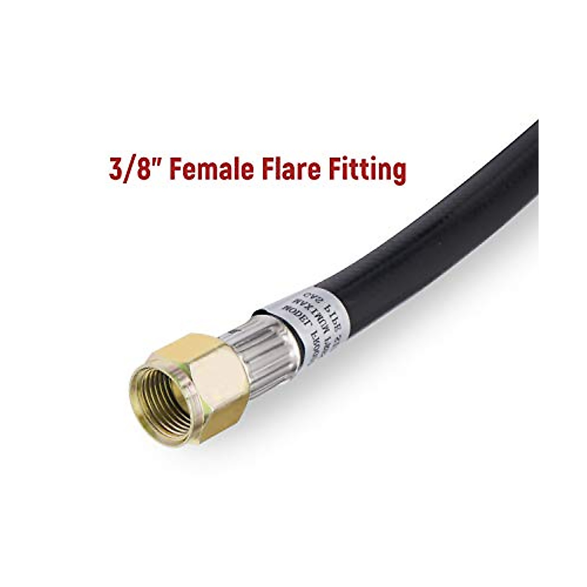 SHINESTAR 0-20 PSI Adjustable Propane Regulator with Hose (12FT), Perfect for Fire Pit, Turkey Fryer, Heater, Burner, Forge, Orifice Connector Included