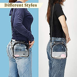 COROMAY Clear Purse for Women, Clear Bag Stadium Approved, Clear Purse Handbag
