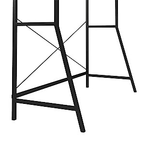 Novogratz Beverly Over-The-Bed Storage for Twin & XL Twin Beds, Black Oak