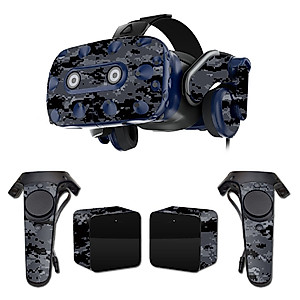 MightySkins Skin Compatible with HTC Vive Pro VR Headset - Digital Camo | Protective, Durable, and Unique Vinyl Decal wrap Cover | Easy to Apply, Remove, and Change Styles | Made in The USA
