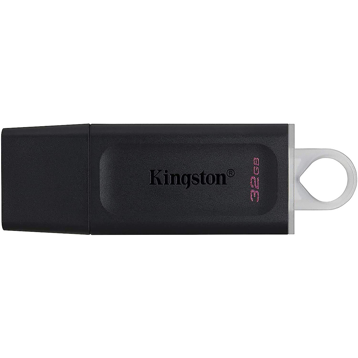 Kingston 32GB Flash Drive DataTraveler Exodia (Bulk 2 Pack) USB 3.2 Type-A Drive 100MB/s High Speed PenDrive for Computer or Laptop (DTX/32GB) Bundle with (1) Everything But Stromboli Lanyard