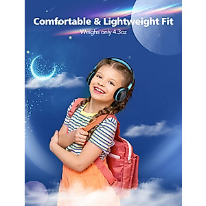 Headphones for Kids School, Kids Headphones Wired with 94dB Volume Limited for Boys Girls, Foldable Stereo Kids Headphones, Child Headphones on Ear for Study Tablet Airplane School