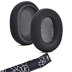 defean Arctis 3 Arctis 5 Repair Parts Suit Replacement Ear Pad and Headband Pad Compatible with Arctis 3, Arctis 5 Headset