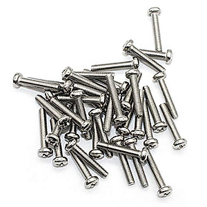 (100 pc) M4-0.7x16 mm Pan Head Phillips Machine Screws,18-8 Stainless Steel by Fullerkreg