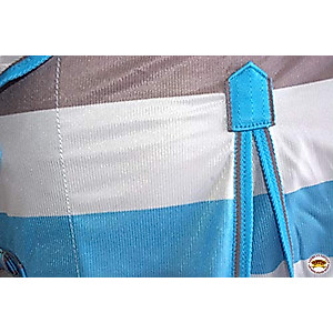 HILASON 75 Inches Horse Fly Sheet Ultra Violet Rays Protect Mesh Bug Mosquito Summer Spring | Fly Sheet | Horse Turnout Sheet | Fly Sheet for Horses | Bug and Mosquito Protection | Fly Sheet for Horse