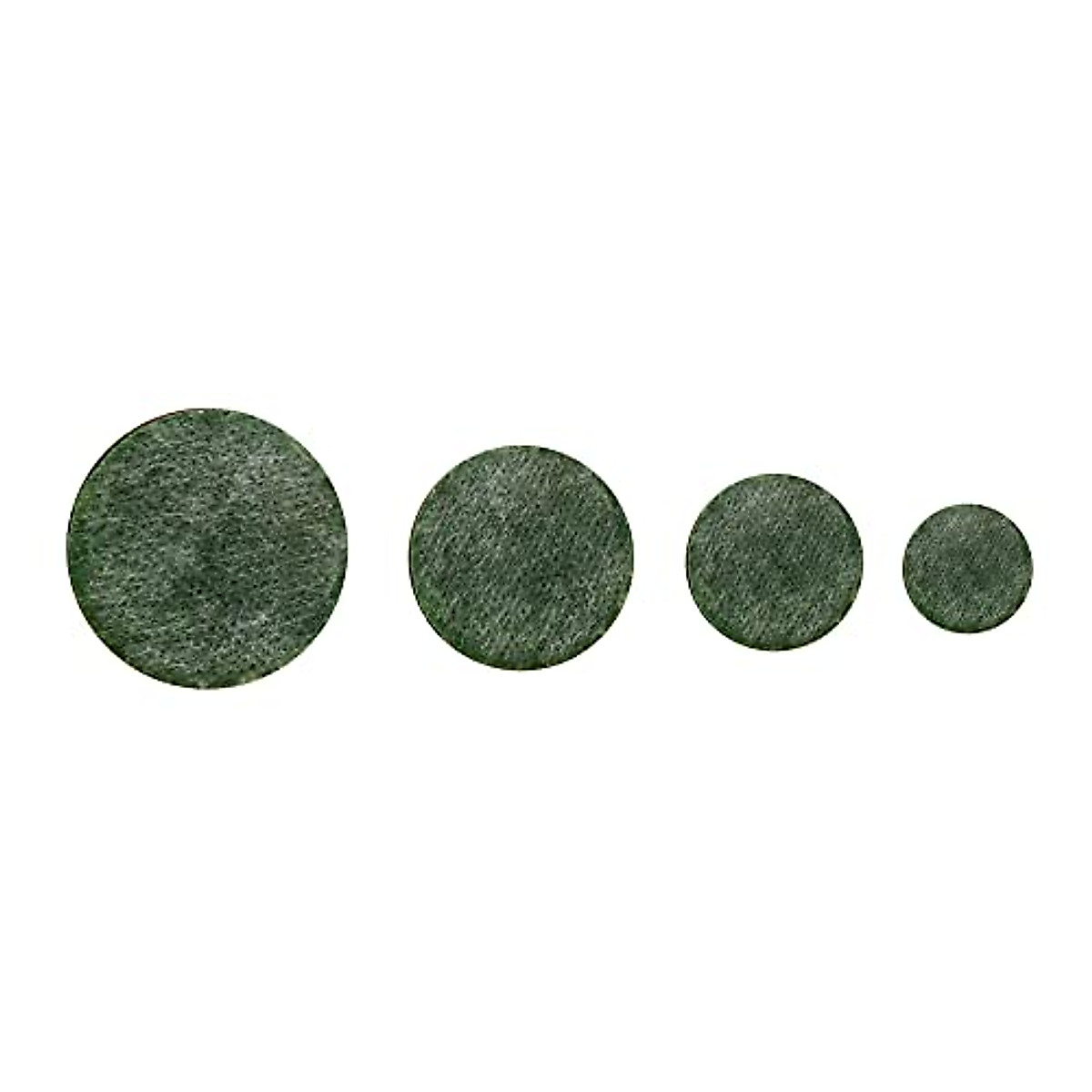 Shepherd Hardware 9423 Self-Adhesive Felt Surface Protection Pads, Assorted Sizes, 46-Count, Green