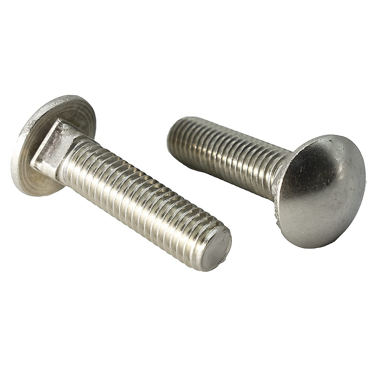 5/16"-18 X 2(25pc) Stainless Carriage Bolt, 18-8 Stainless Steel Full Thread Coverage,Carriage Bolt,by SANTIE