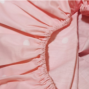 100 Cotton Crib Fitted Sheets Baby Sheet for Standard Crib and Toddler mattresses Nursery Bedding Sheet Crib Mattress Sheets for Boys or Girls (Strawberry, W28 x L55)