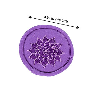 EXCEART 7pcs Singing Bowl Pads Cushion Meditation Sound Bowl Mats Healing Music Instrument Accessory Tibetan Buddhism Art Craft Decoration for Buddha Hall 6FU630814154A4VBHI0V3