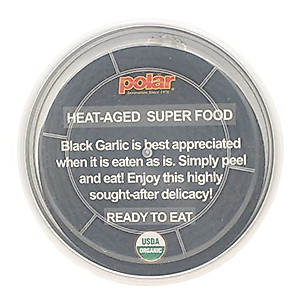 MW Polar USDA Organic Black Garlic 5 oz (Pack of 1), Whole Bulbs, Easy Peel, All Natural, Chemical Free, Kosher Friendly Ready to Eat Healthy Snack