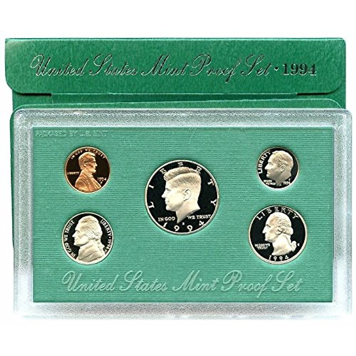 1994 S US 5 Piece Set Proof in Original Packaging from US Mint Proof