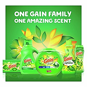 Gain Laundry Bundle: Gain Laundry Detergent 2x65oz; Gain Fireworks Scent Booster Beads, 26.5oz; Gain Dryer Sheets, 240ct