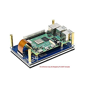 Waveshare 4.3inch Capacitive Touch Display Compatible with Raspberry Pi Pi 4B/3B+/3A+/3B/2B/B+/A+/CM3/3+/4 800×480 Resolution IPS Wide Angle MIPI DSI Interface