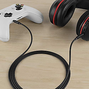 Geekria Gaming Headset Extension Cable Compatible with Turtle Beach Talkback Cord/Chat Cable/Audio Cord for PS4 / Xbox One Controller with 3.5mm Male to Male Headset Jack (3.3 ft / 1 m)