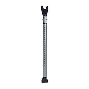 SABRE Adjustable 2-in-1 Door Security Bar, Door Stop Bar Secures Onto Door Knob, Strong Scratch-Proof Grip, Steady Against Floor, Removable Door Knob Top For Sliding Door Use, Portable & Easy to Use