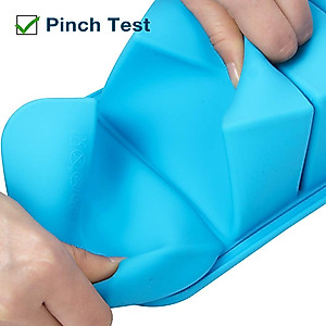 Webake Silicone Freezer Tray with Lid, Food Storage Container, 1 Cup Portion, Ice Cube Tray for Soup Sauce Meal Prep, BPA Free