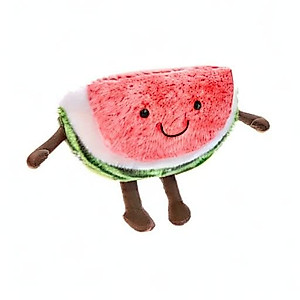XIYUAN 19.6" Soft Toys Fruit Serie Watermelon Fruit Plush Doll Pillow Stuffed Plushie Cherry Toys Cute Soft Toys, Soft Pillow cushionHome DecorationPlush ToyGift